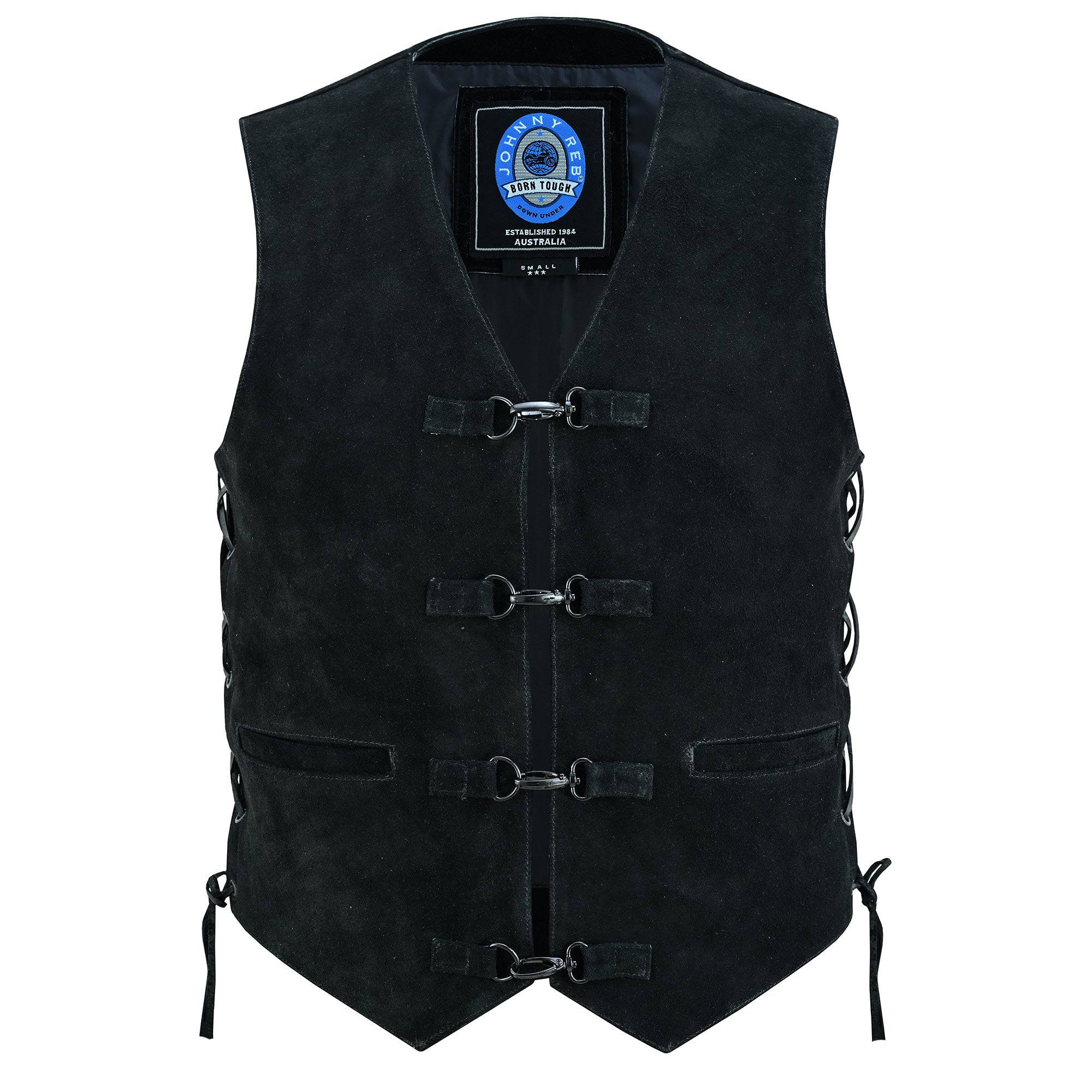 Johnny Reb | Men's Longreach Vest - Triple Black